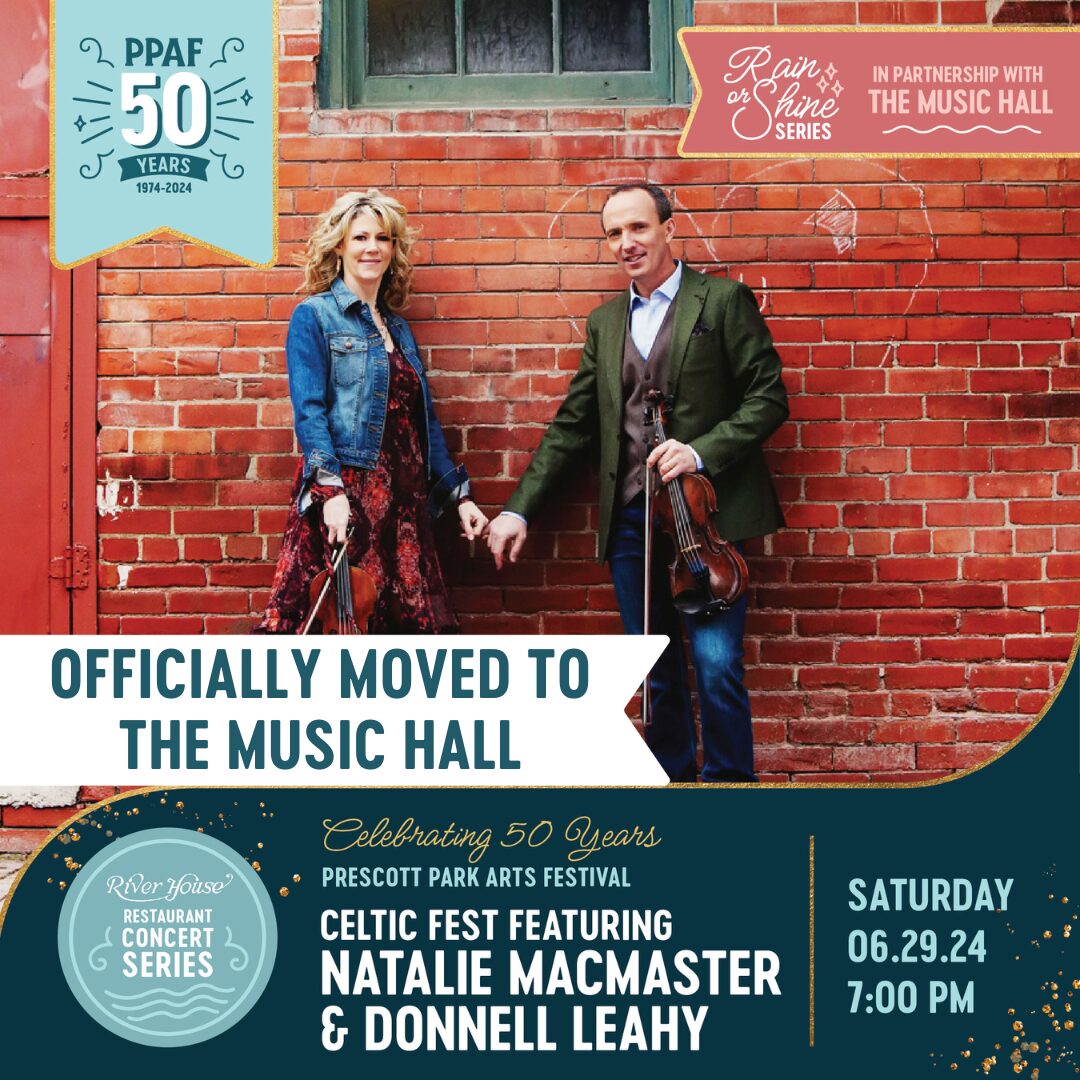 Natalie MacMaster & Donnell Leahy- MOVED TO THE MUSIC HALL - Prescott ...