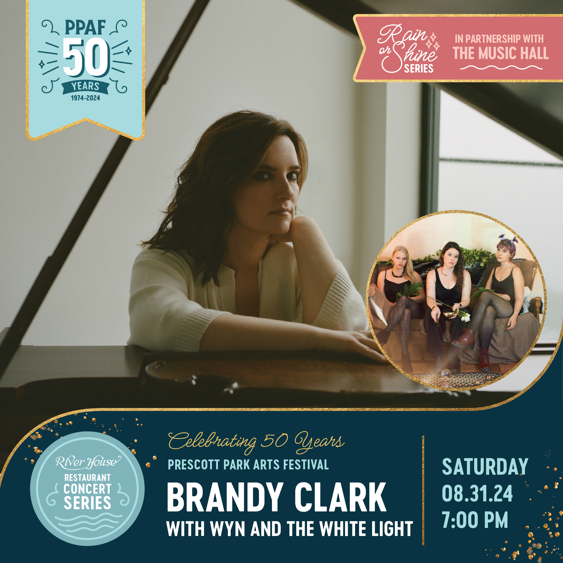Brandy Clark with Wyn and the White Light - Prescott Park Arts Festival