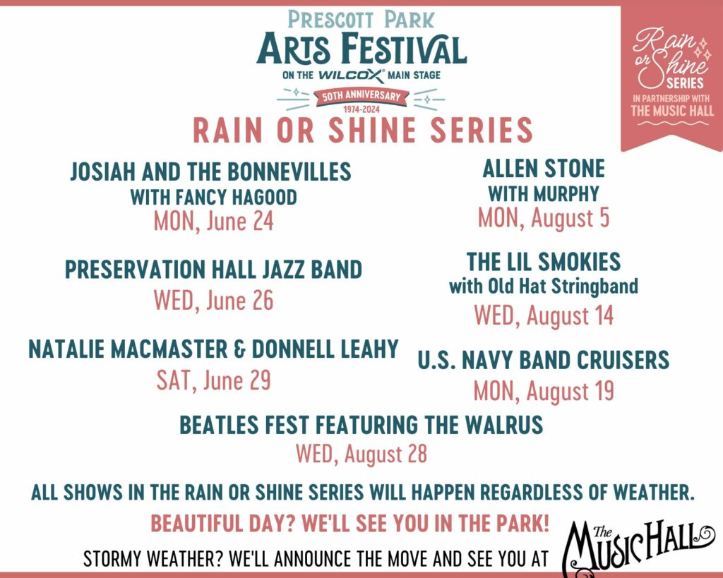 Rain or Shine Series - Prescott Park Arts Festival
