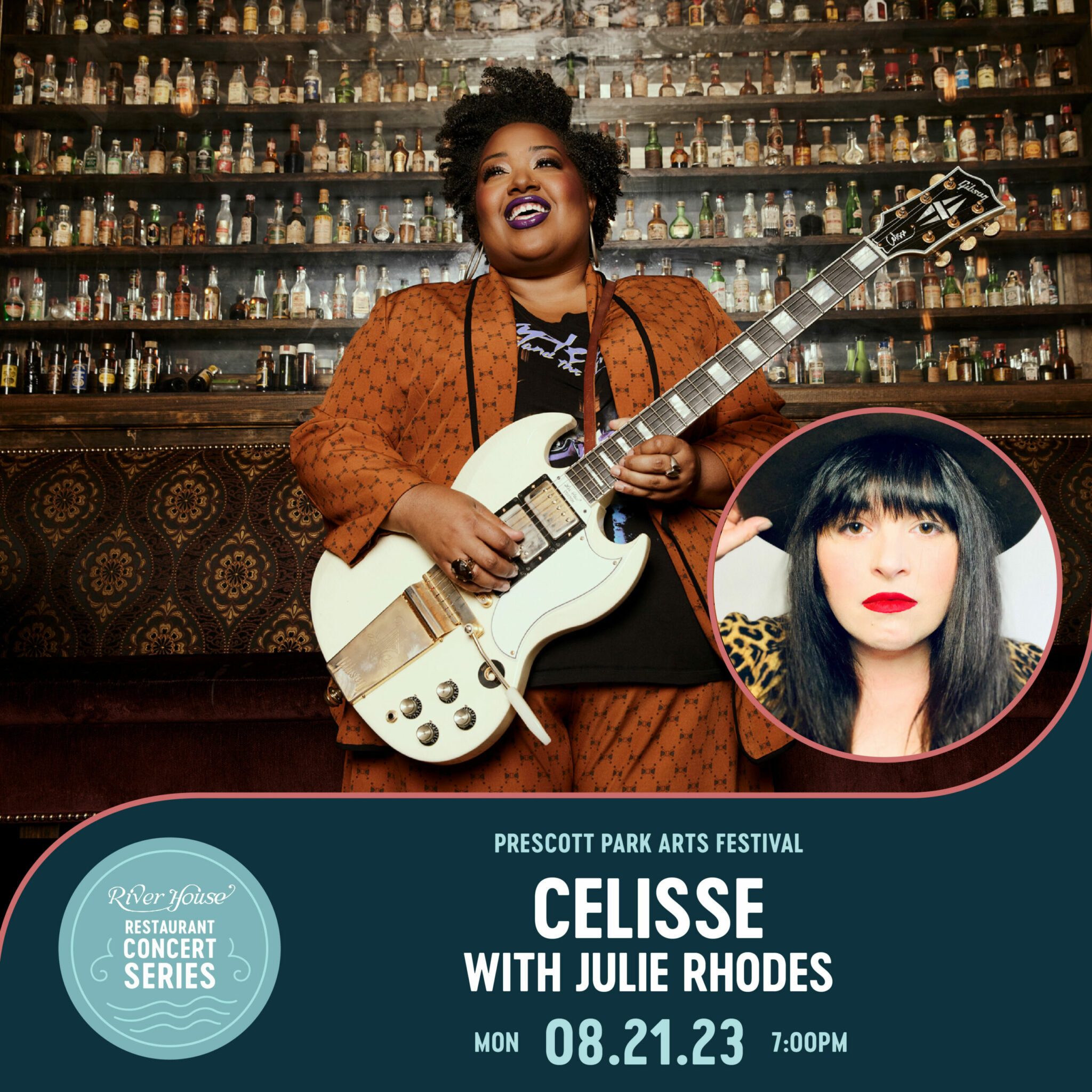 Celisse with Julie Rhodes - Prescott Park Arts Festival