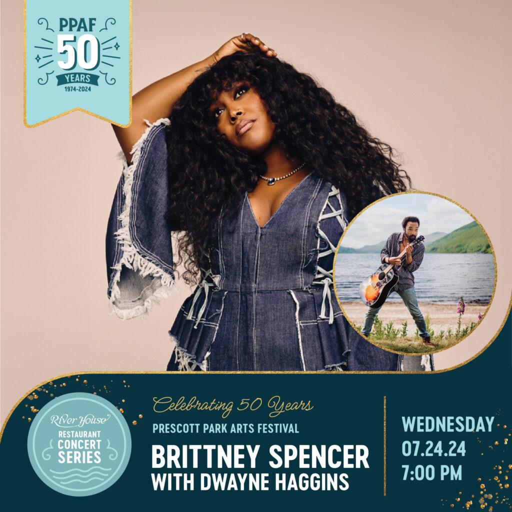 Brittney Spencer with Dwayne Haggins - Prescott Park Arts Festival